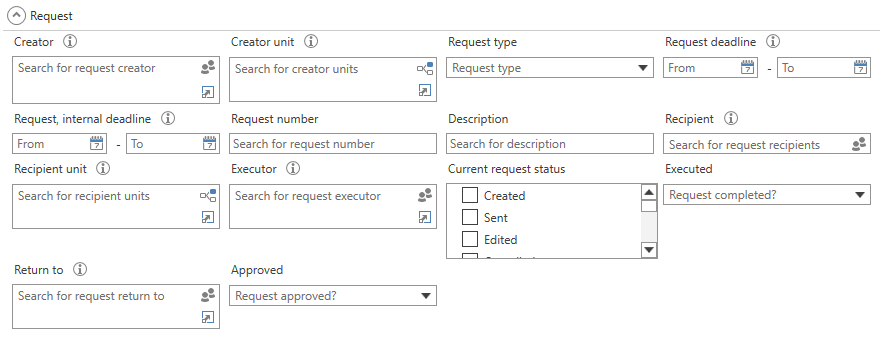 Request overview in F2 :: F2 Docs